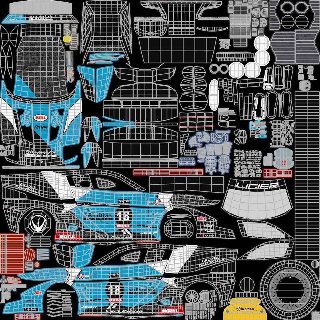 Ligier js2 r team 3D model - TurboSquid 1583947