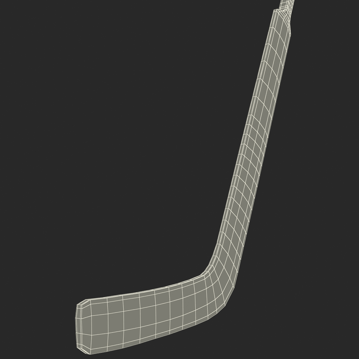 goalie hockey stick ccm 3d model