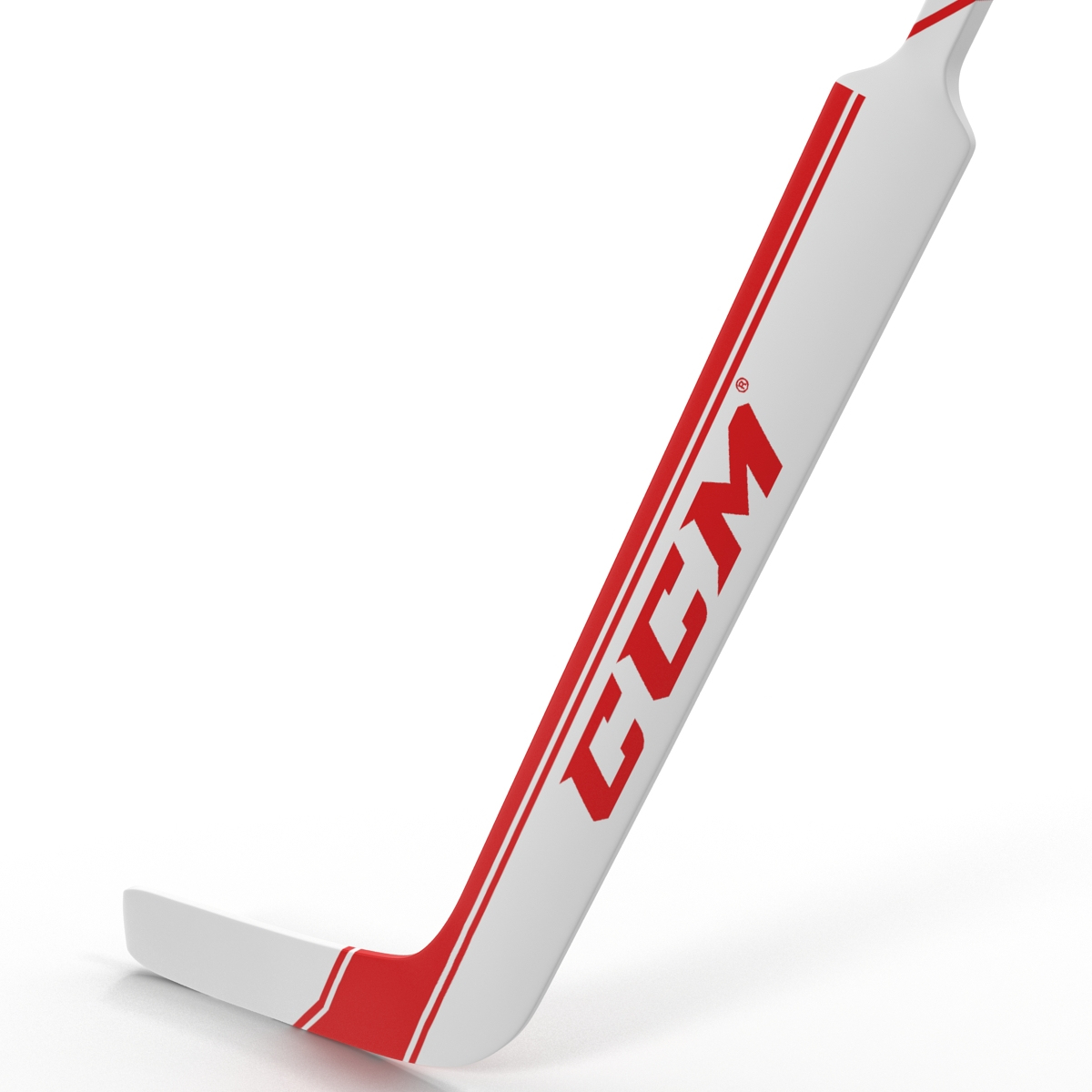 goalie hockey stick ccm 3d model