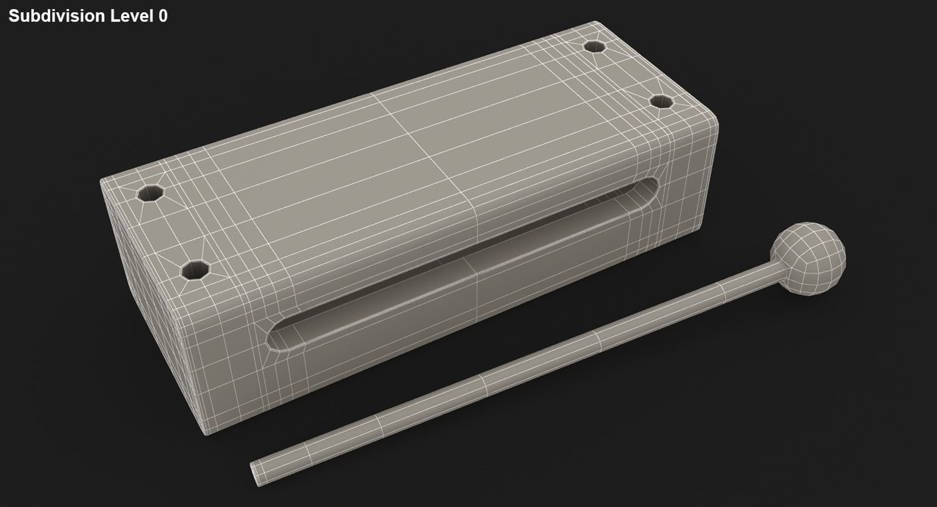3D Wood Block Model - TurboSquid 1329685
