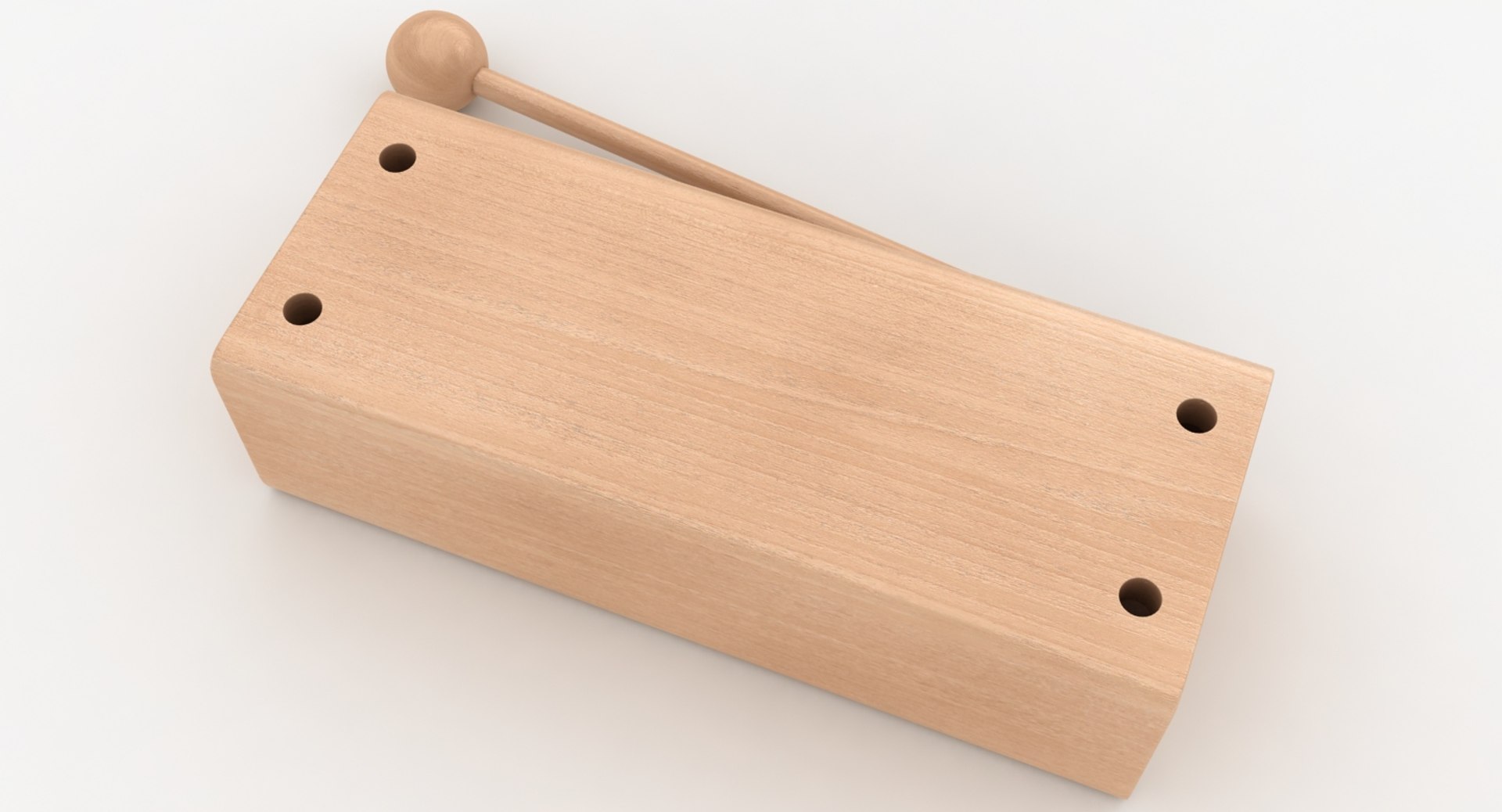 3D Wood Block Model - TurboSquid 1329685