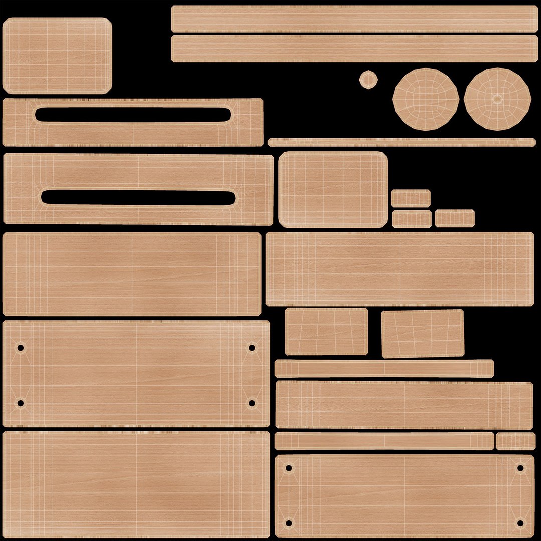 3D Wood Block Model - TurboSquid 1329685