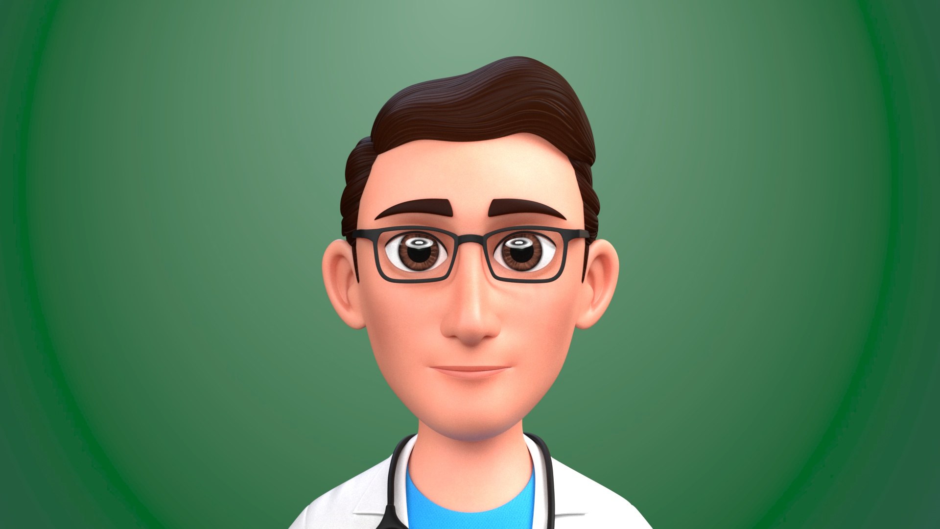 3D Doctor Cartoon Stylized - TurboSquid 2340348