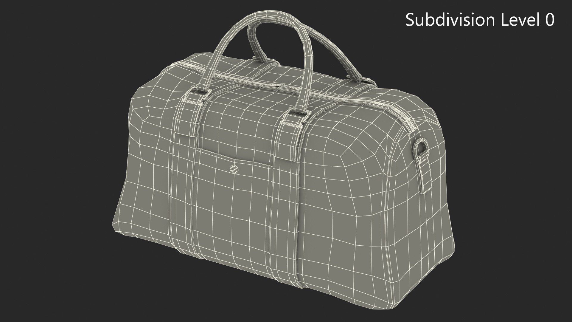 Leather Travel Bag Black 3D Model - TurboSquid 2202786