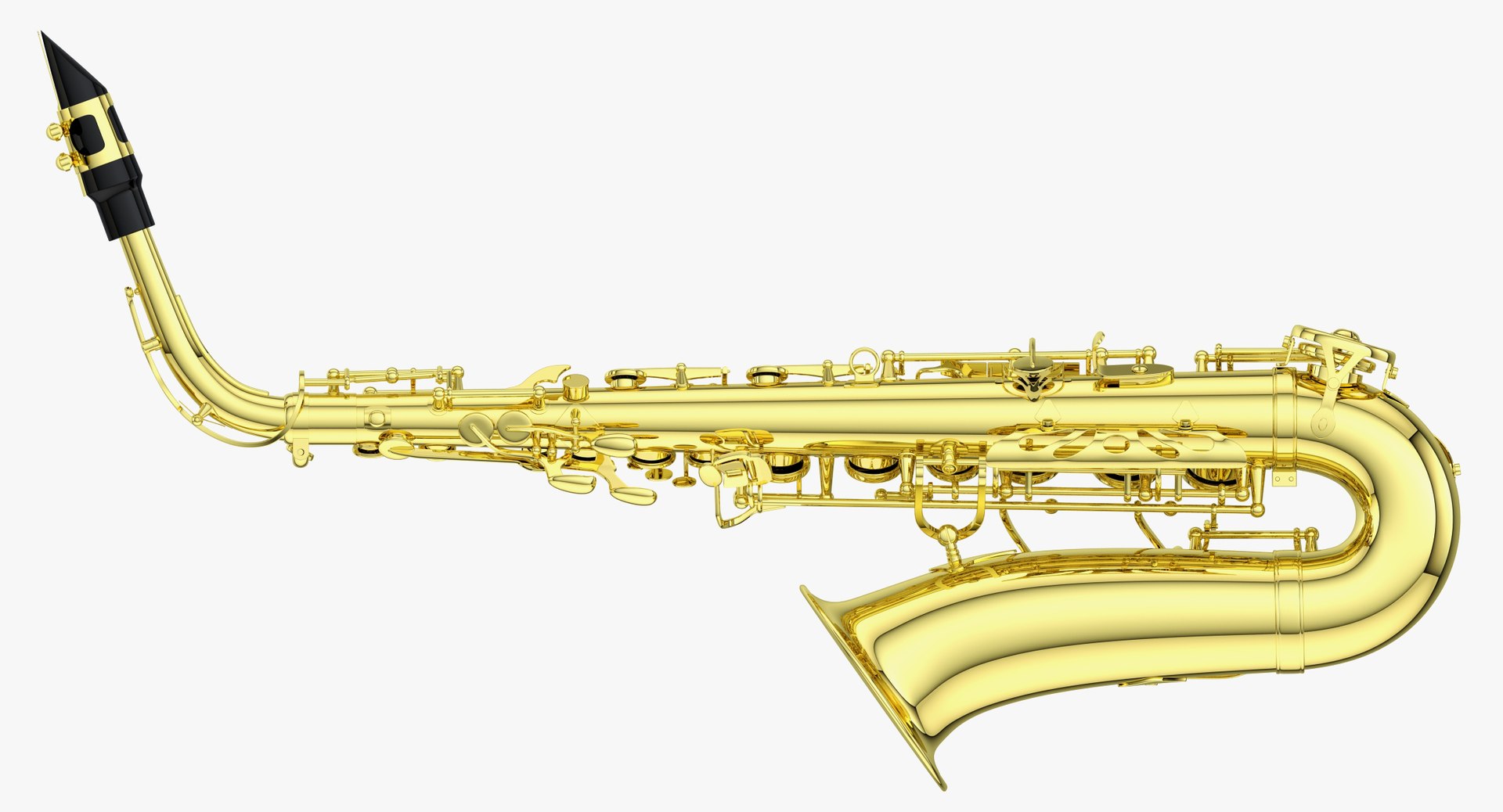 3D Saxophone Model - TurboSquid 1321335