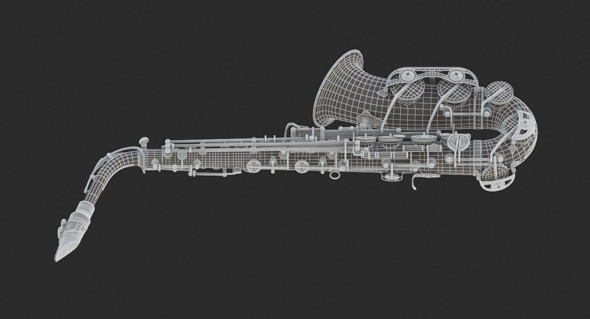 3D Saxophone Model - TurboSquid 1321335