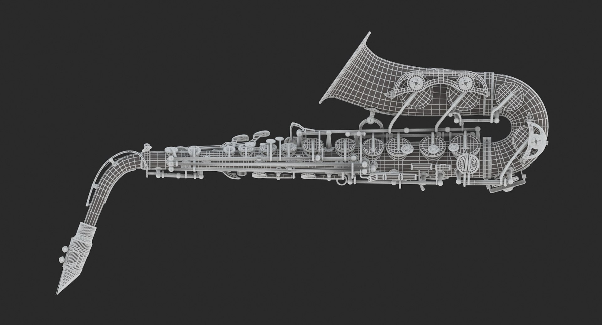 3D Saxophone Model - TurboSquid 1321335