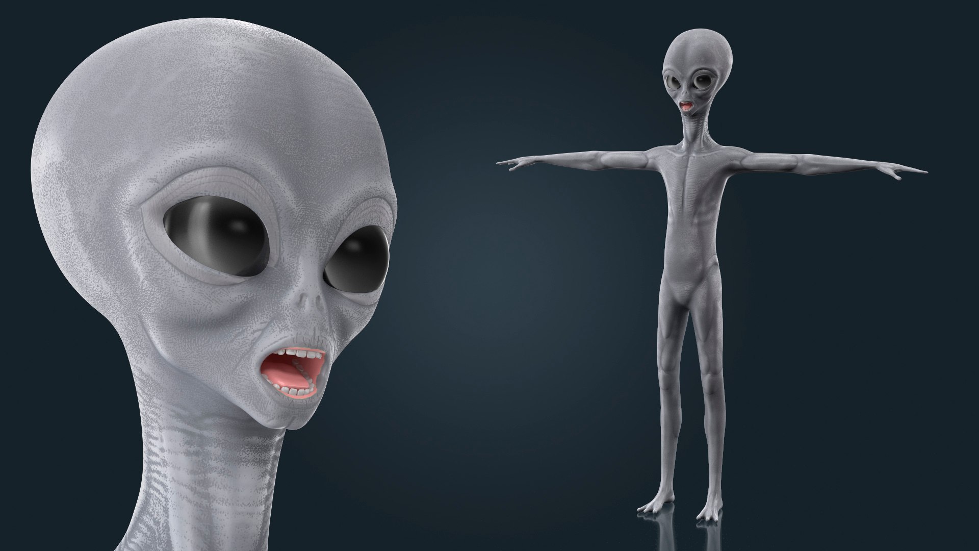 Alien creature 3D model - TurboSquid 1602737