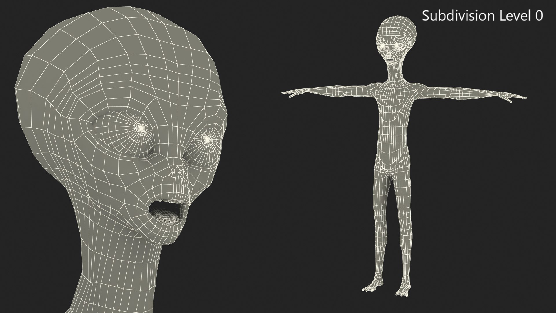 Alien creature 3D model - TurboSquid 1602737