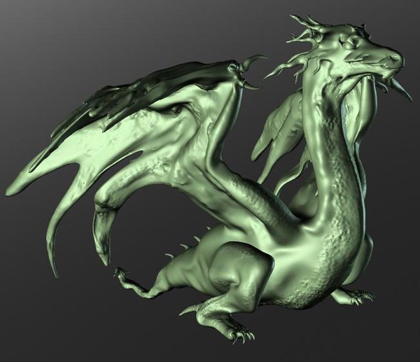 3D OBJ dragon fantasy free