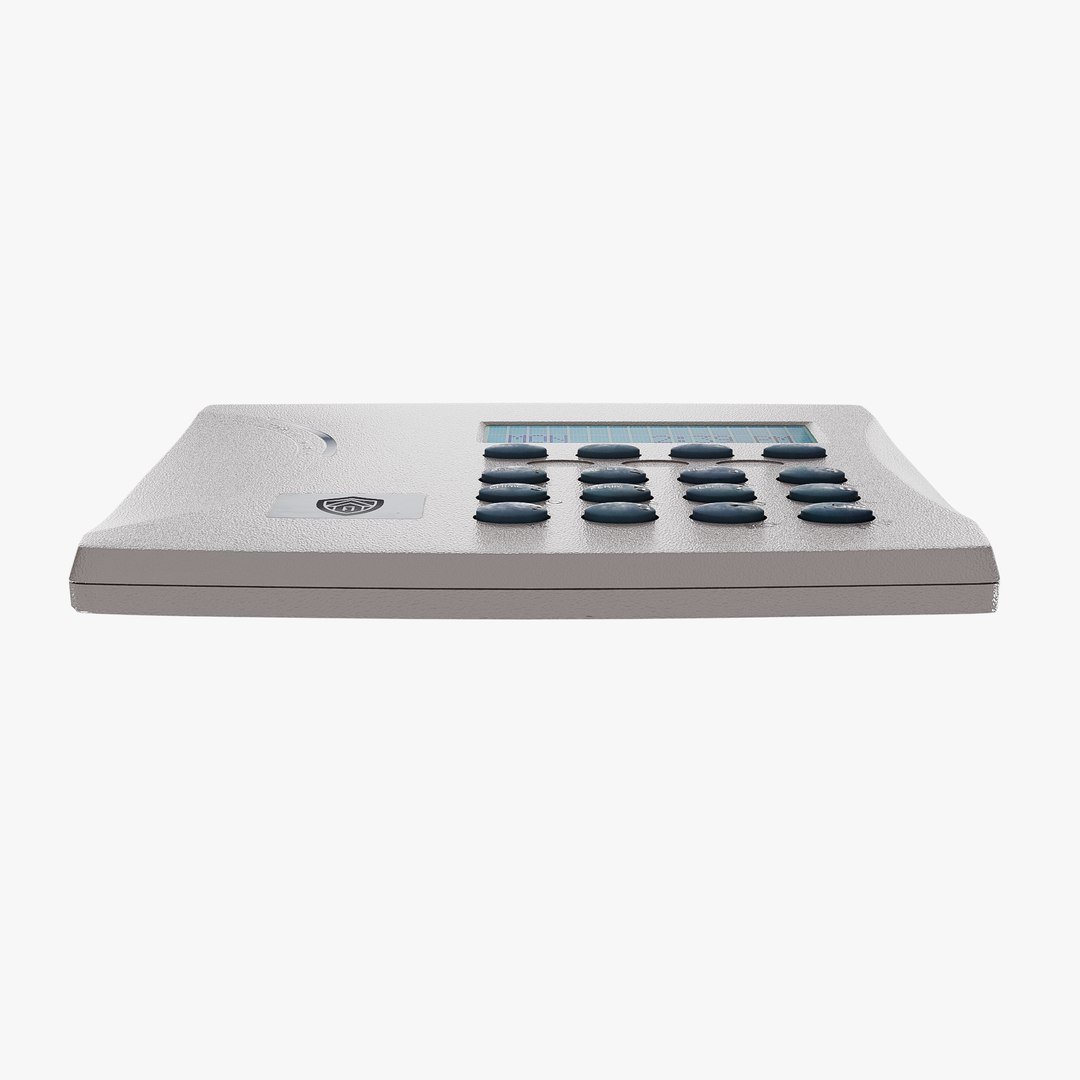 Security Panel Keypad 3D Model - TurboSquid 2240157