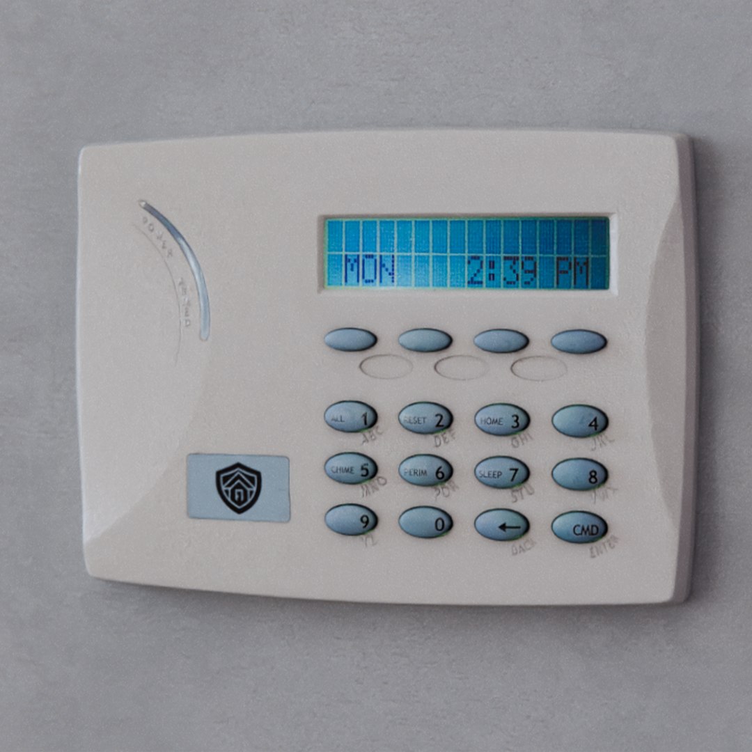 Security Panel Keypad 3D Model - TurboSquid 2240157