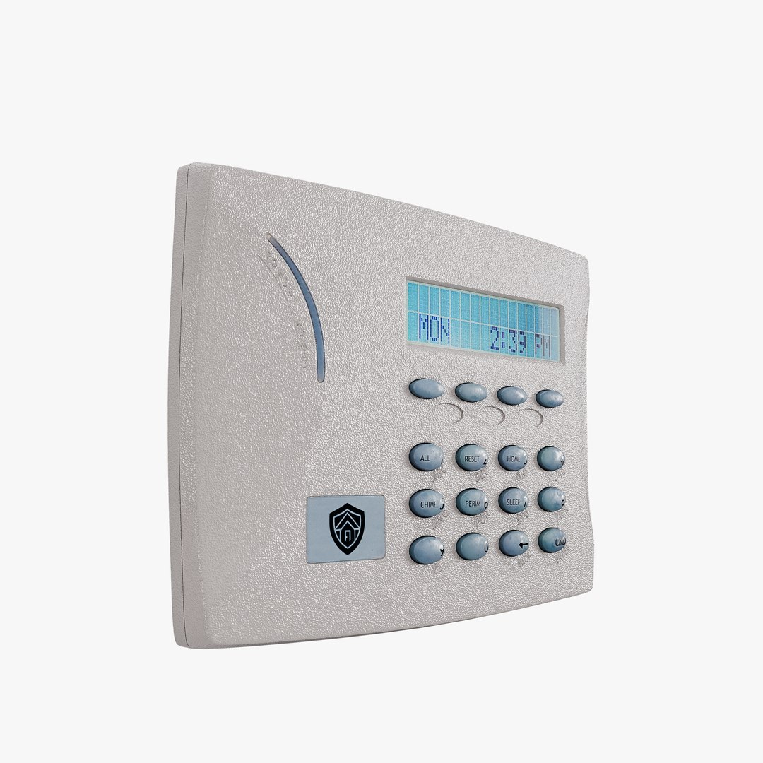 Security Panel Keypad 3D Model - TurboSquid 2240157