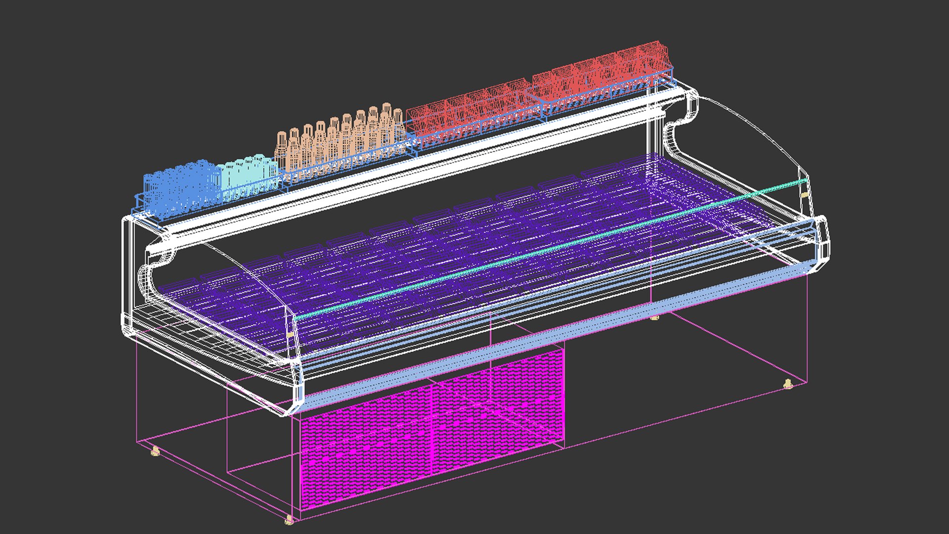 Showcase Chiller 3D Model - TurboSquid 2134457
