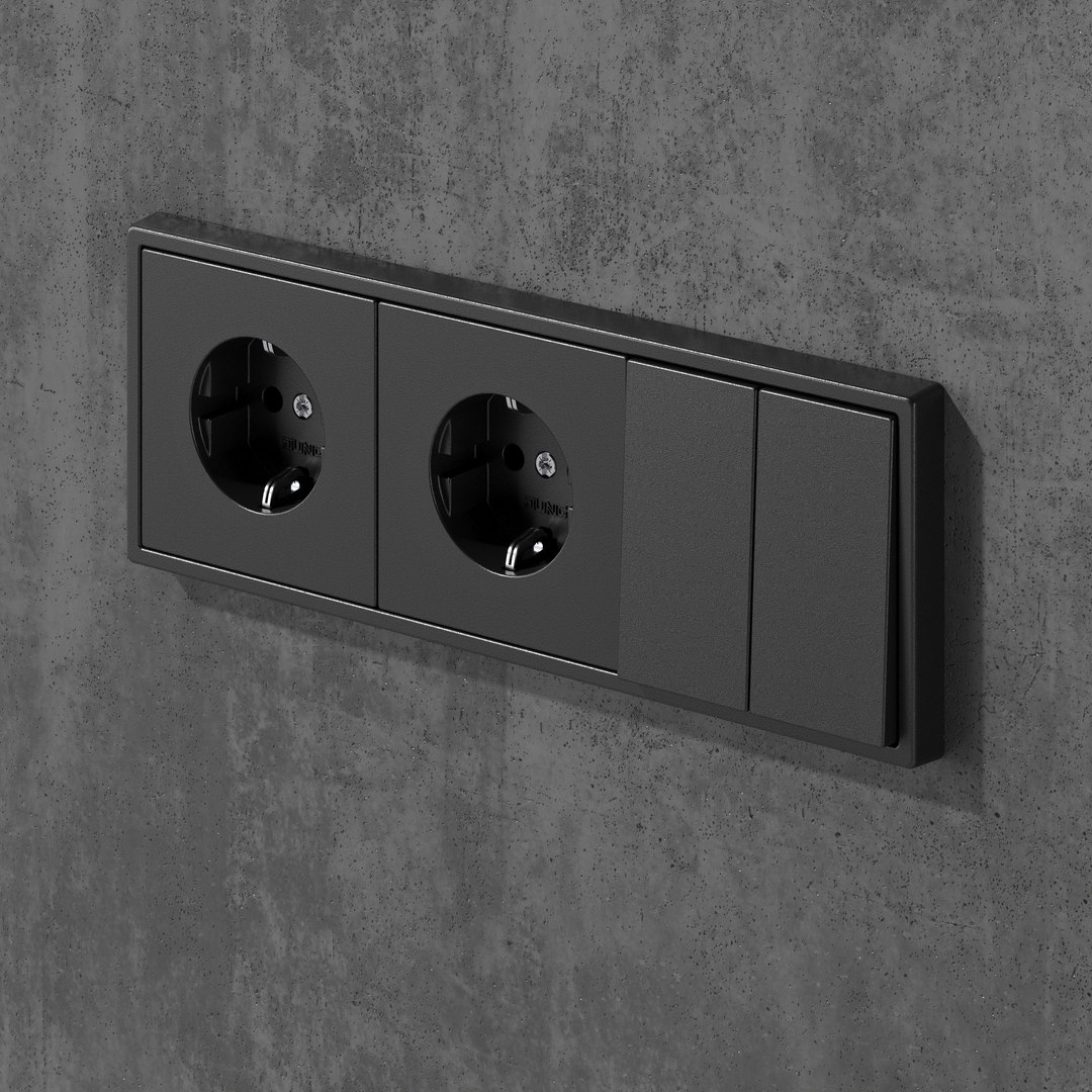 3D JUNG LS 990 FULL Collection 217 Itemscorona - TurboSquid 1990690