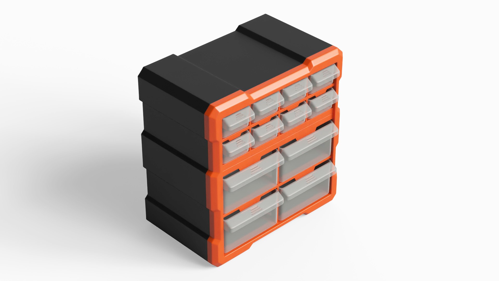 3D Compact Multi Drawer Storage Cabinet Model - TurboSquid 2376444