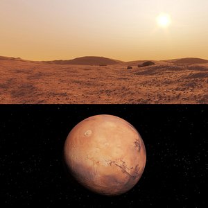 mars texture blender