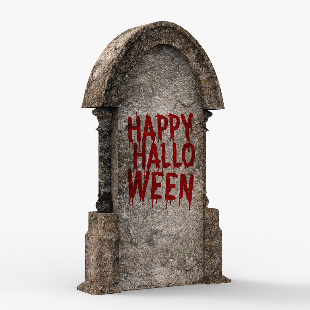 Free 3D Model Halloween Gravestone - TurboSquid 1214603