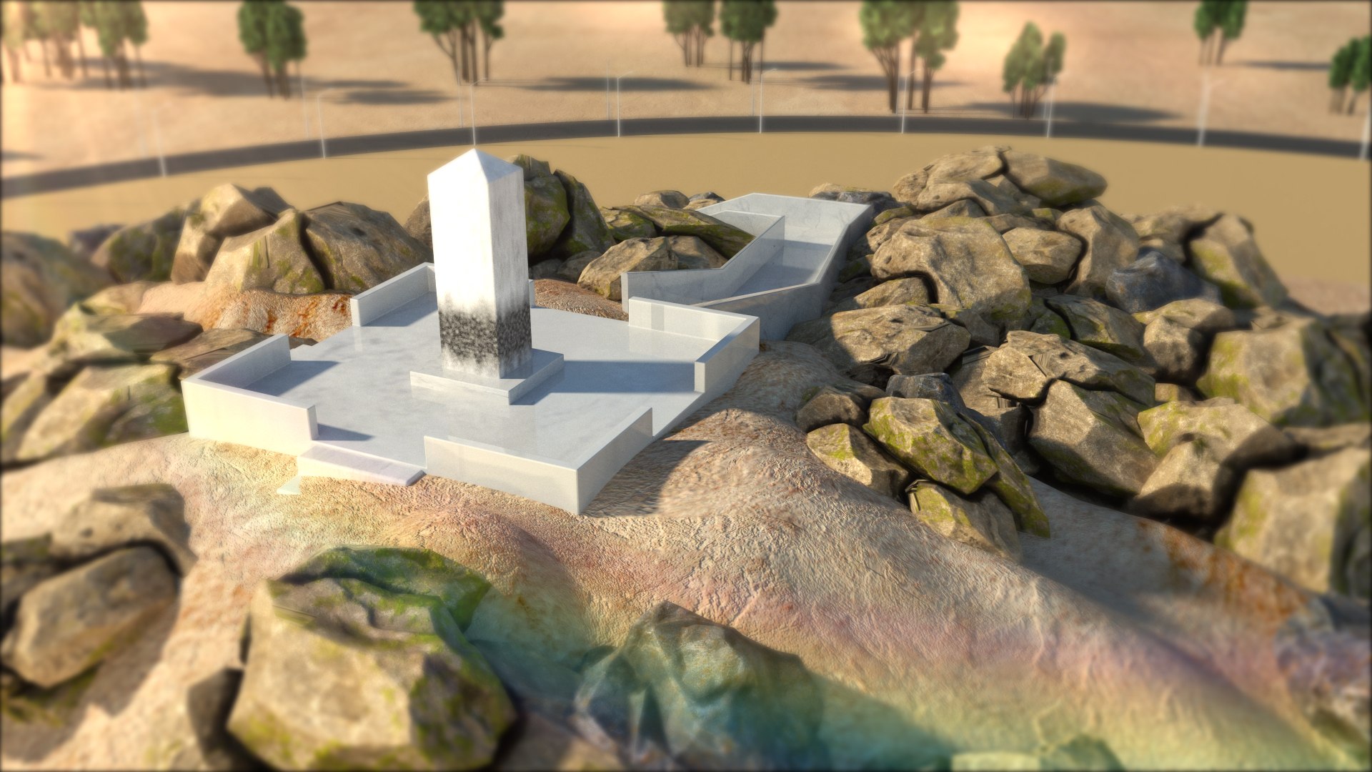 3D Mount Arafat Model - TurboSquid 1572356