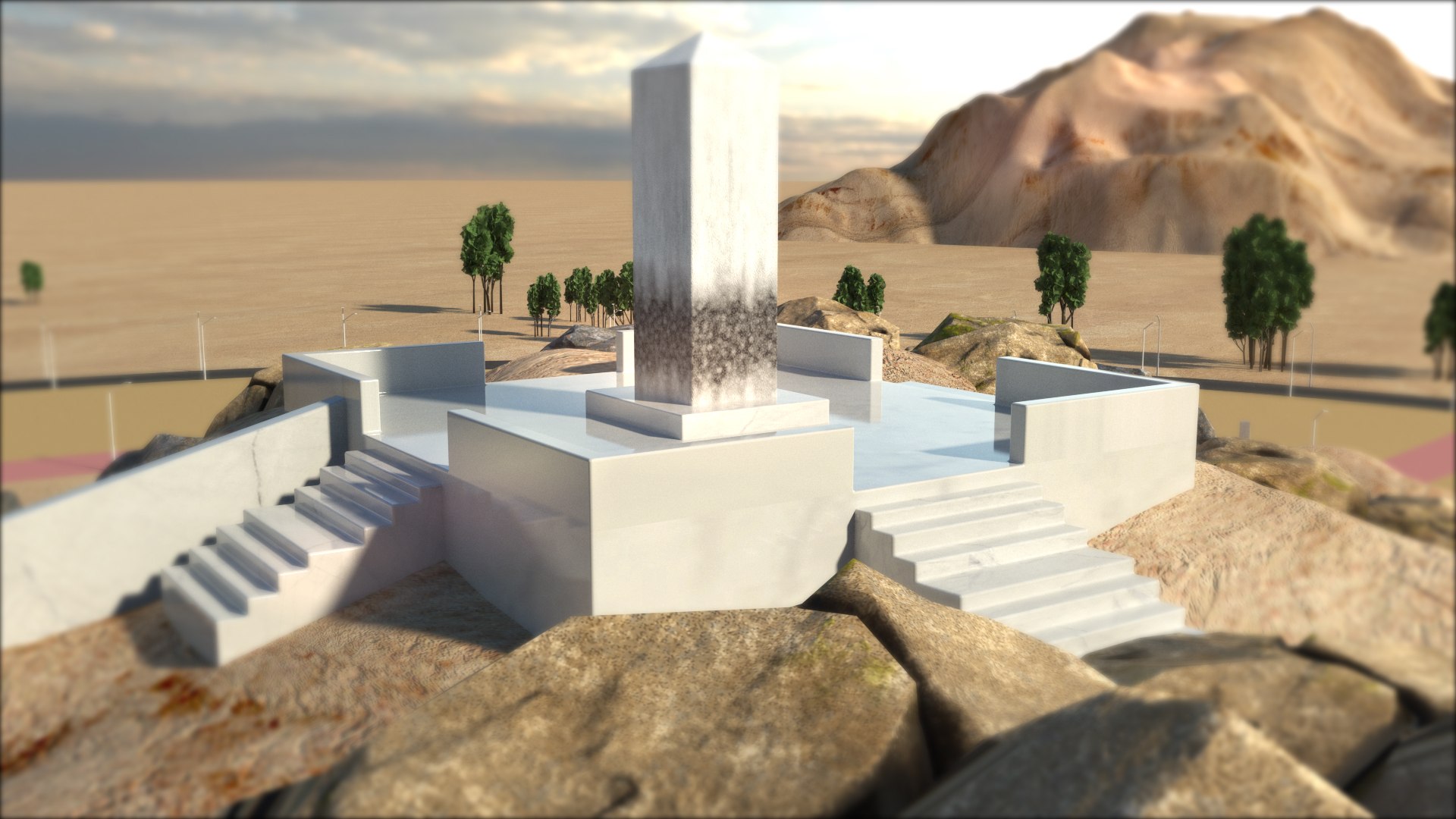 3D Mount Arafat Model - TurboSquid 1572356