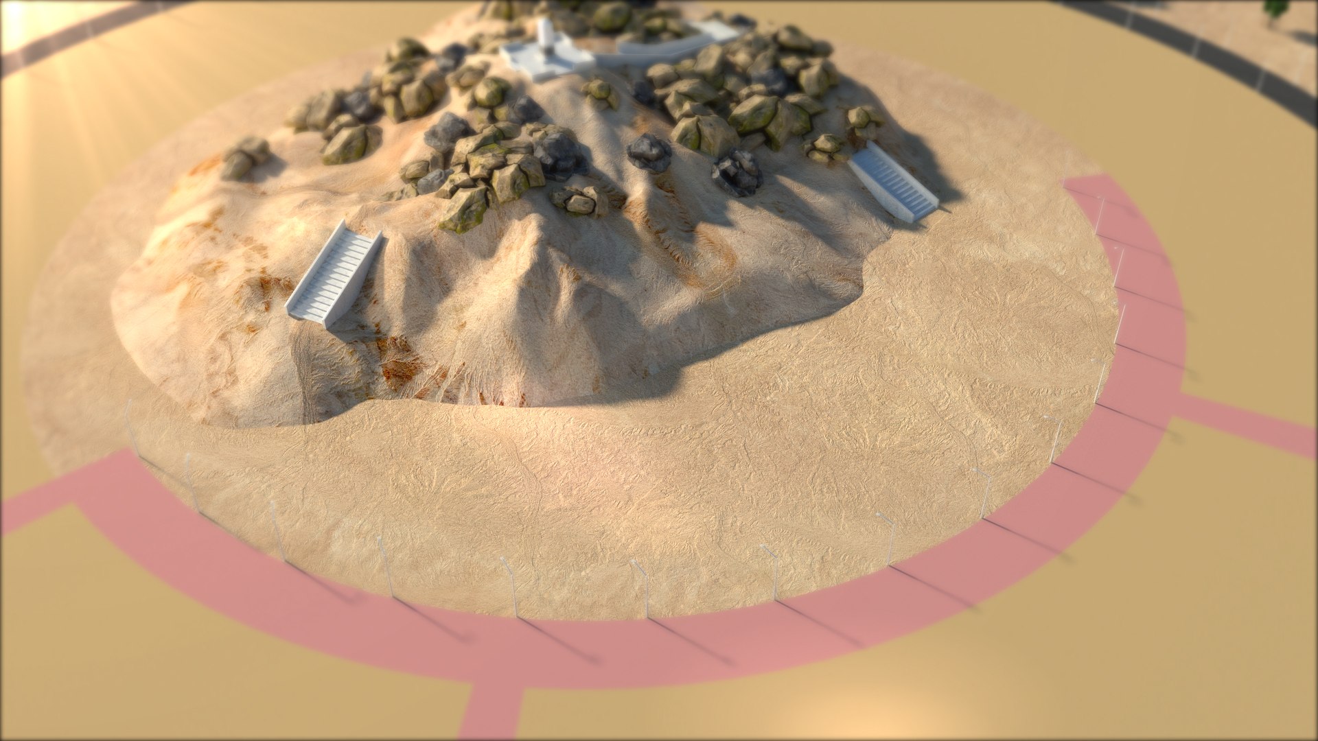 3D Mount Arafat Model - TurboSquid 1572356