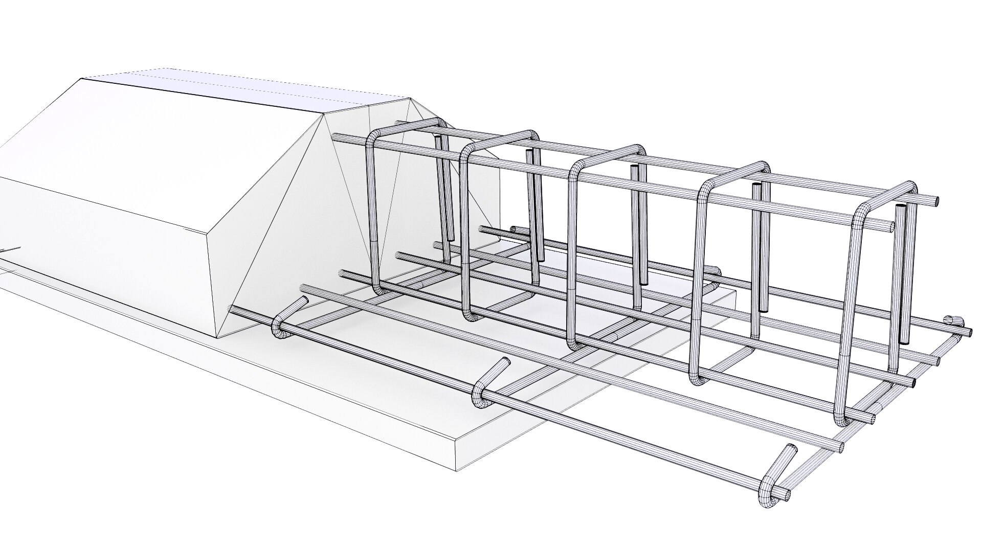 Foundation Reinforcement Rebar 22 3D - TurboSquid 2257203