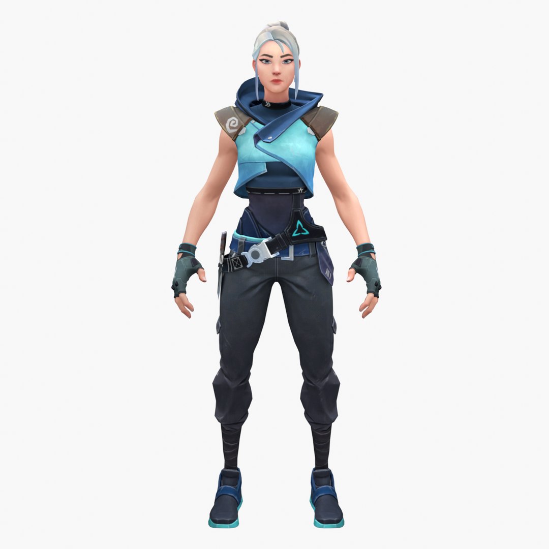 3D модель Jett - Valorant - TurboSquid 2070180