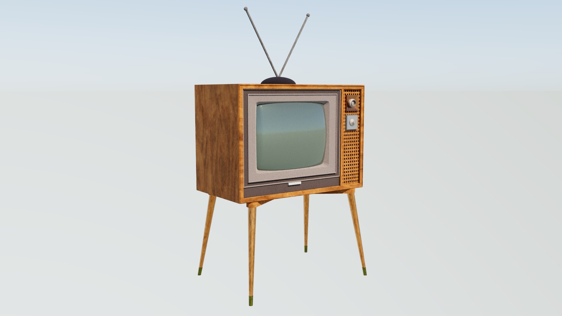 3D retro TV - TurboSquid 2105434