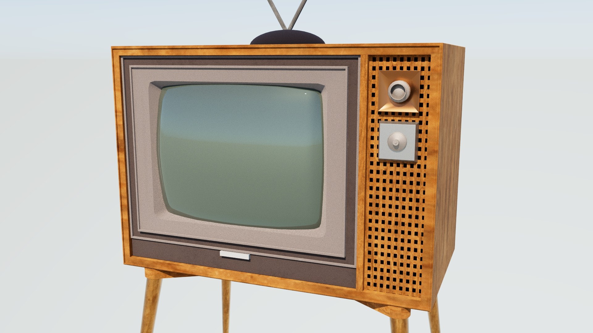 3D retro TV - TurboSquid 2105434
