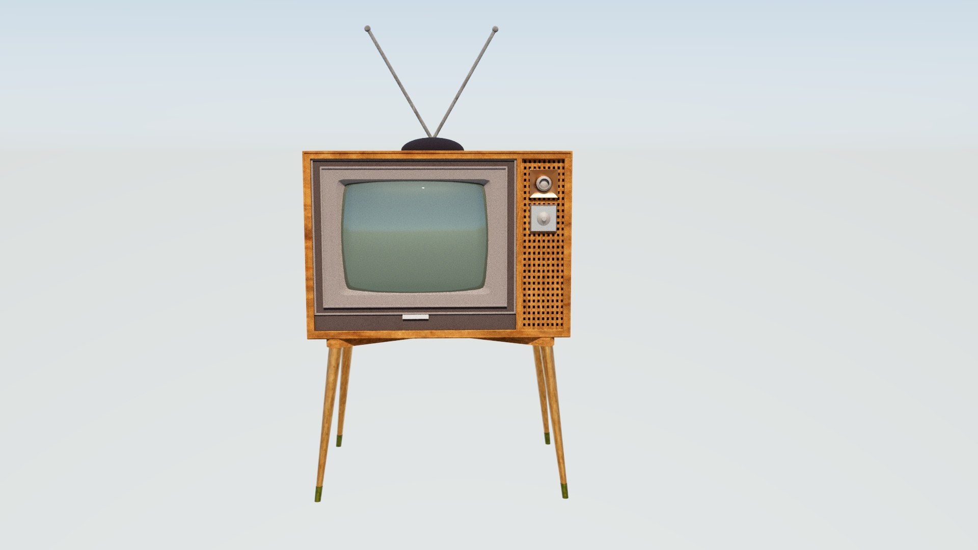 3D retro TV - TurboSquid 2105434