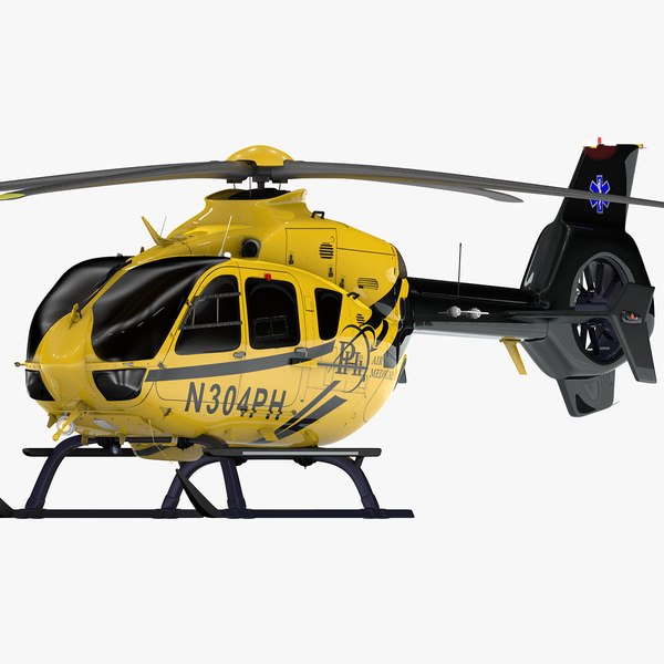 Eurocopter EC-135 PHI AIR Medical L1914 3D model - TurboSquid 2016666