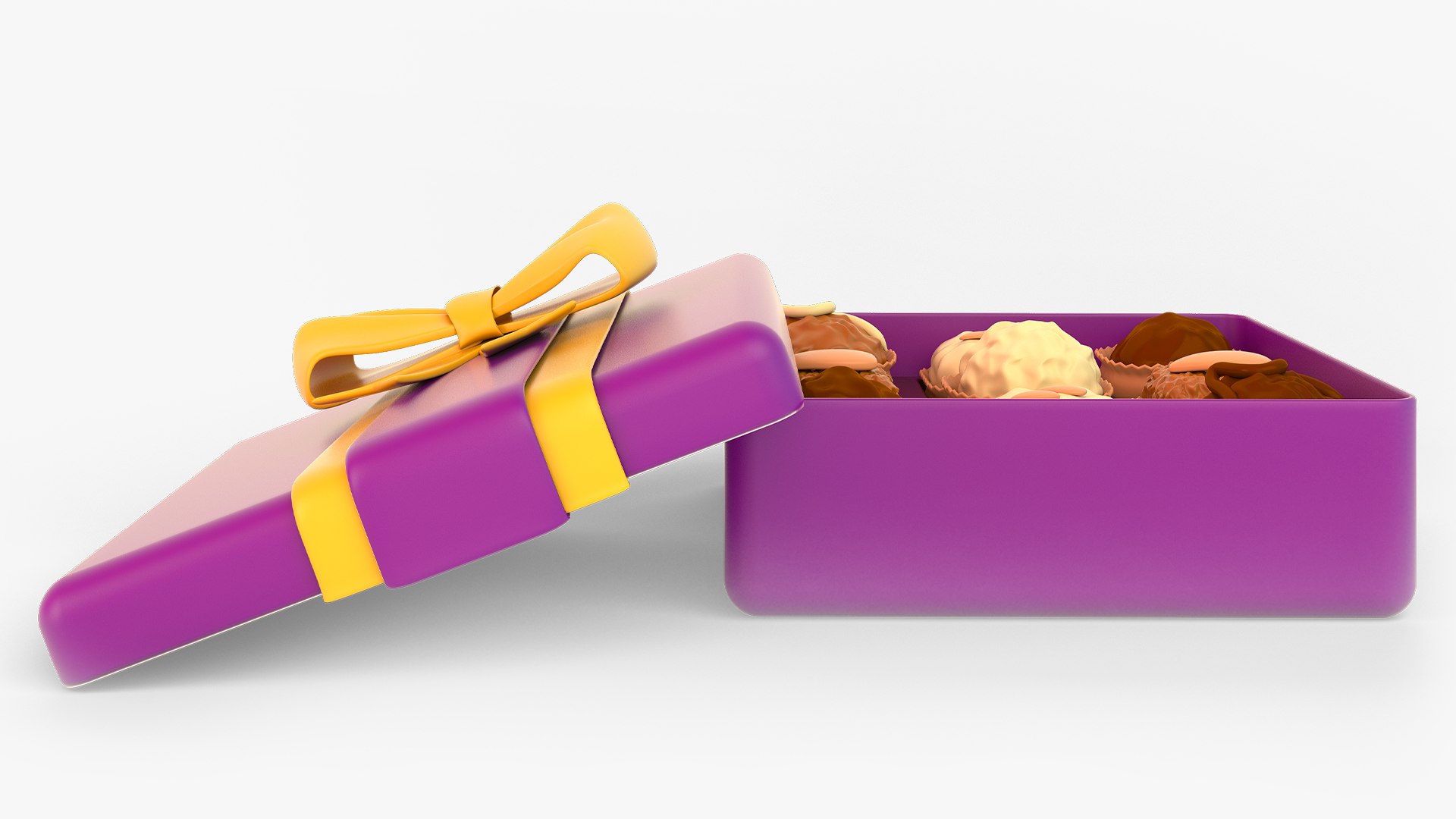 3D Chocolate Box - TurboSquid 1878981