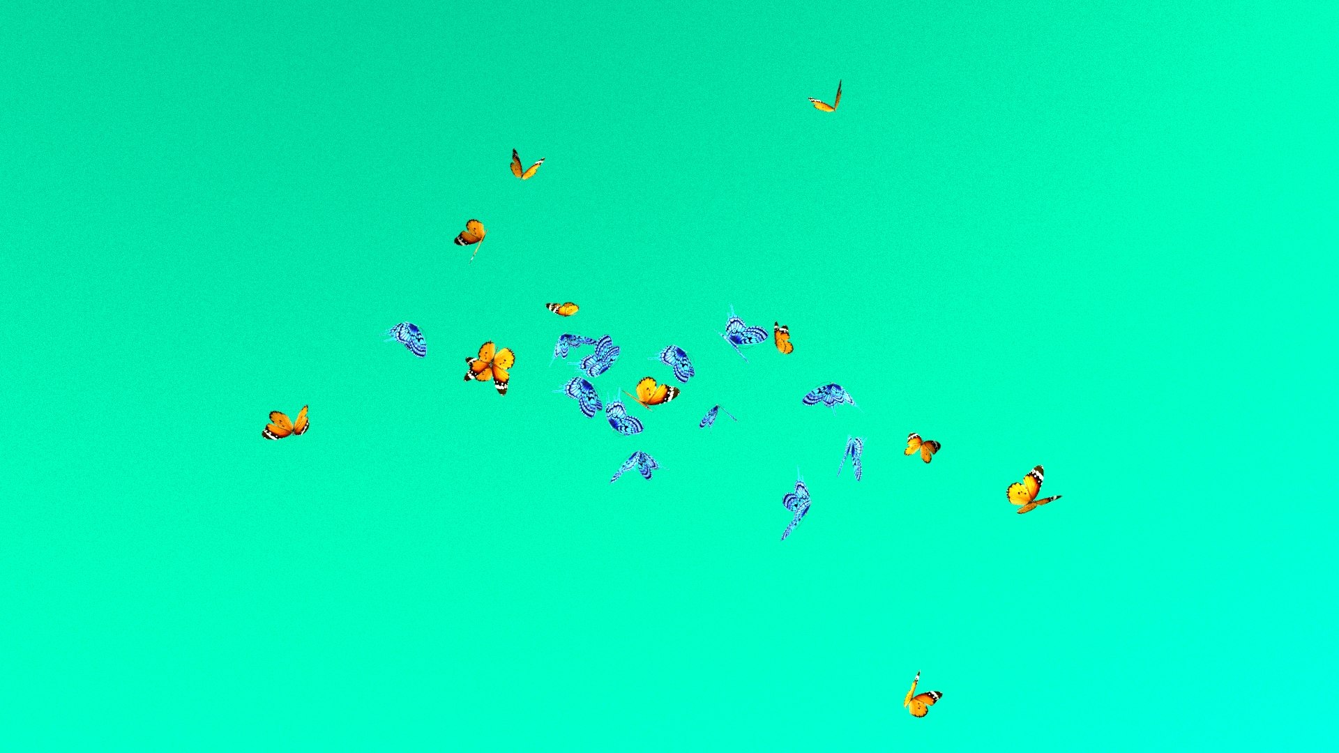 3D Butterflies Flight Animation Natural - TurboSquid 1674179