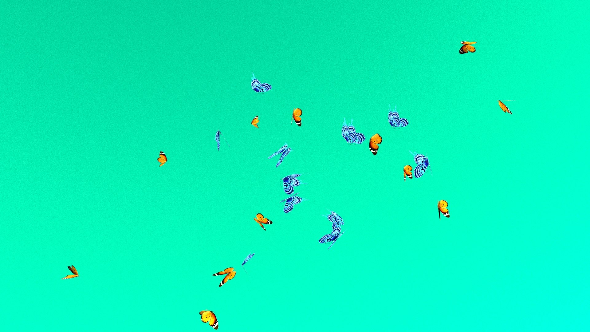 3D Butterflies Flight Animation Natural - TurboSquid 1674179