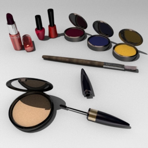 3d cosmetics lipstick mascara