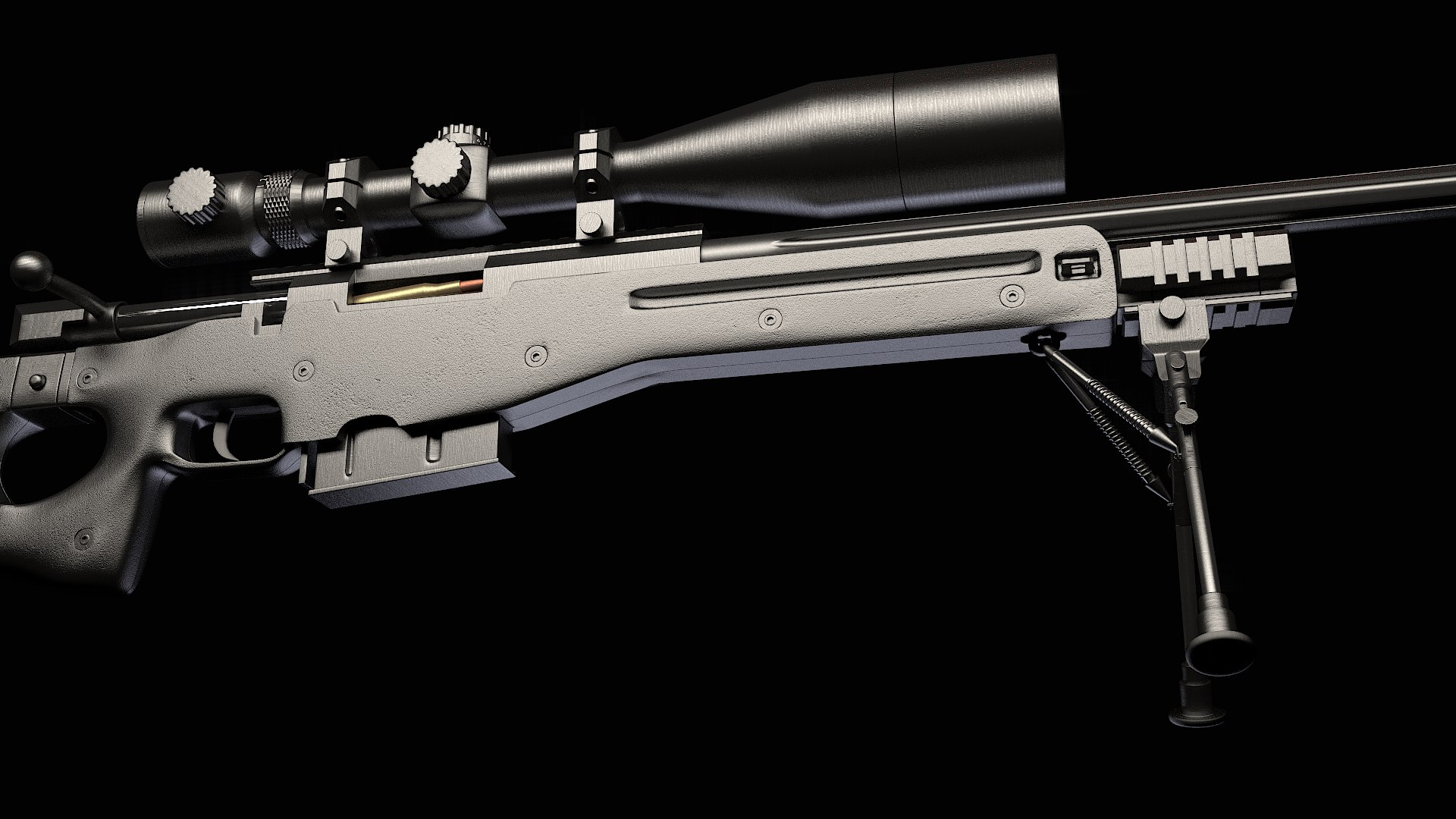 Aw L96 Sniper Rifle Blend