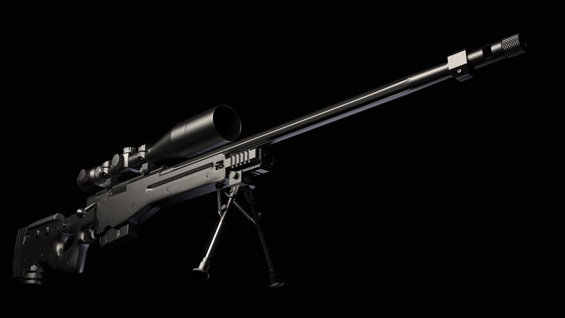 Aw L96 Sniper Rifle Blend