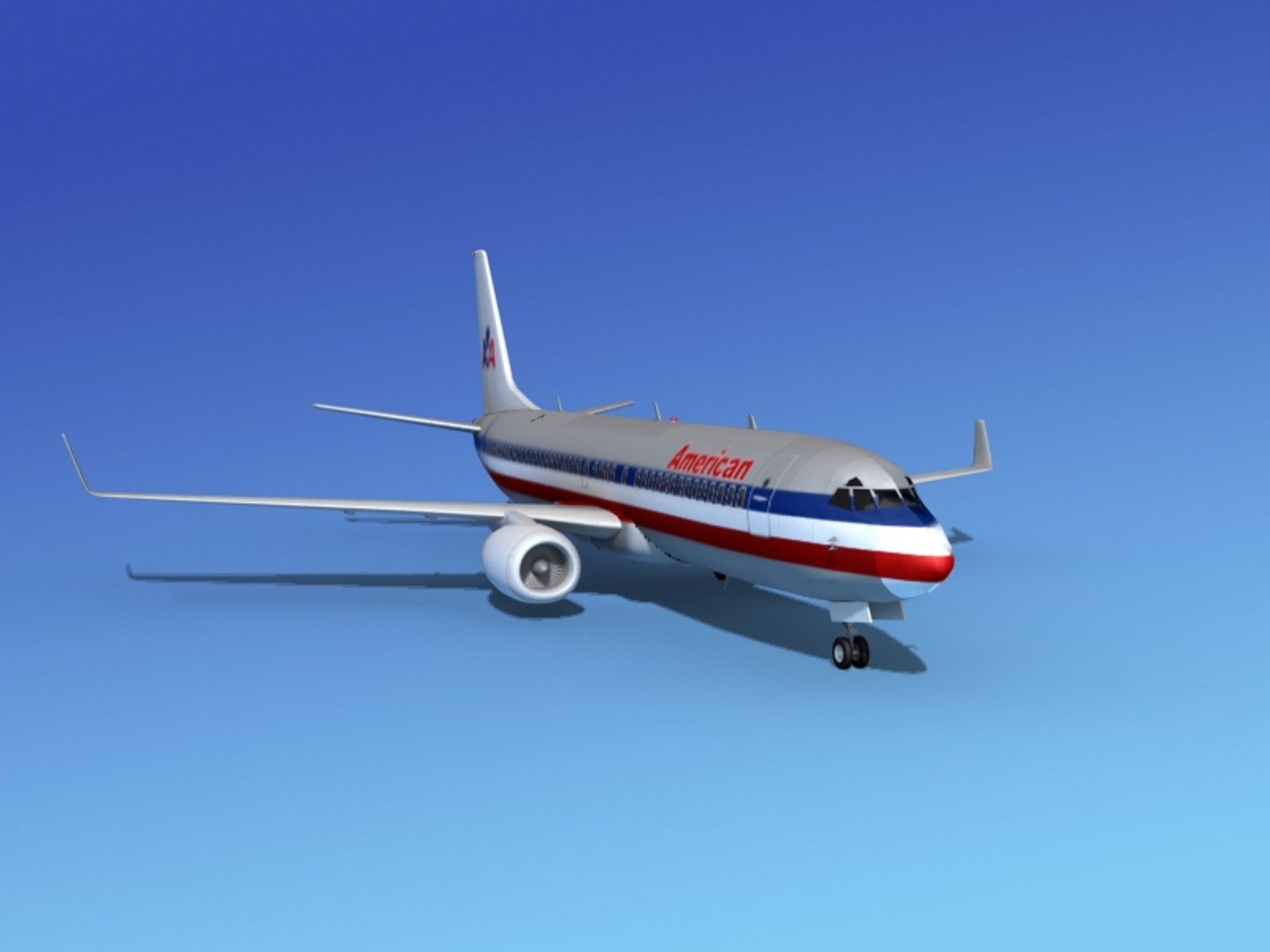 3d Boeing 737-800 737