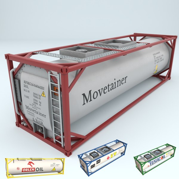 Iso tank container 3D model - TurboSquid 1617000