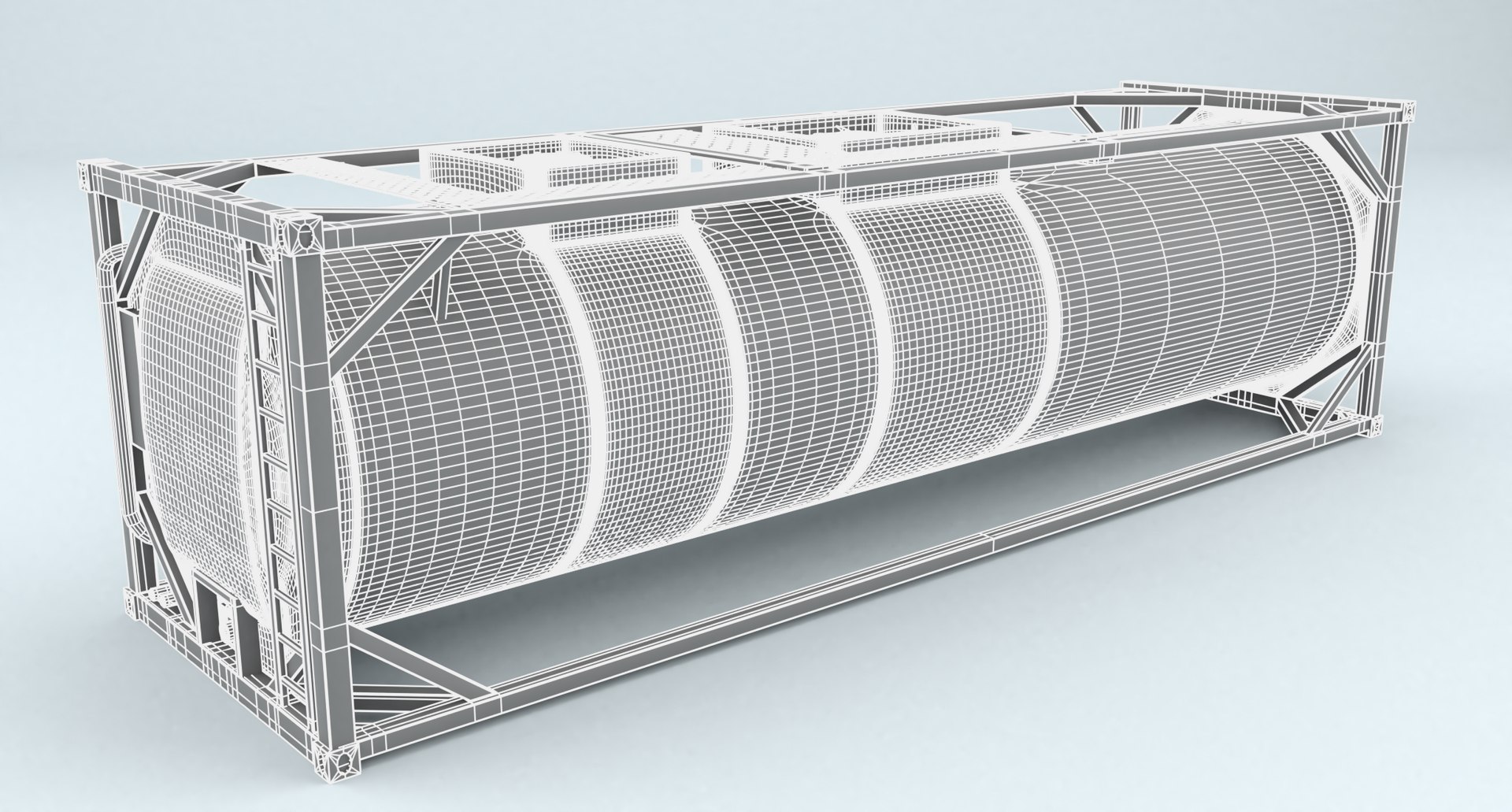 Iso Tank Container 3D Model - TurboSquid 1617000