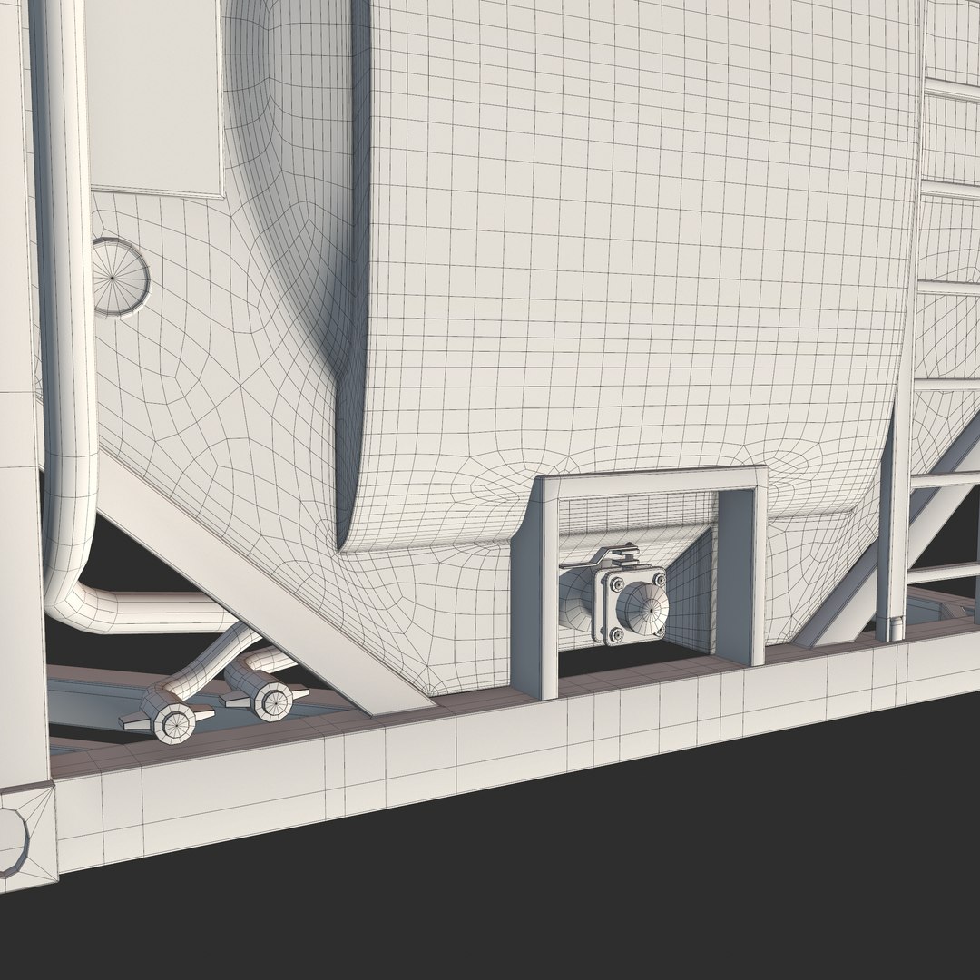 Iso Tank Container 3D Model - TurboSquid 1617000