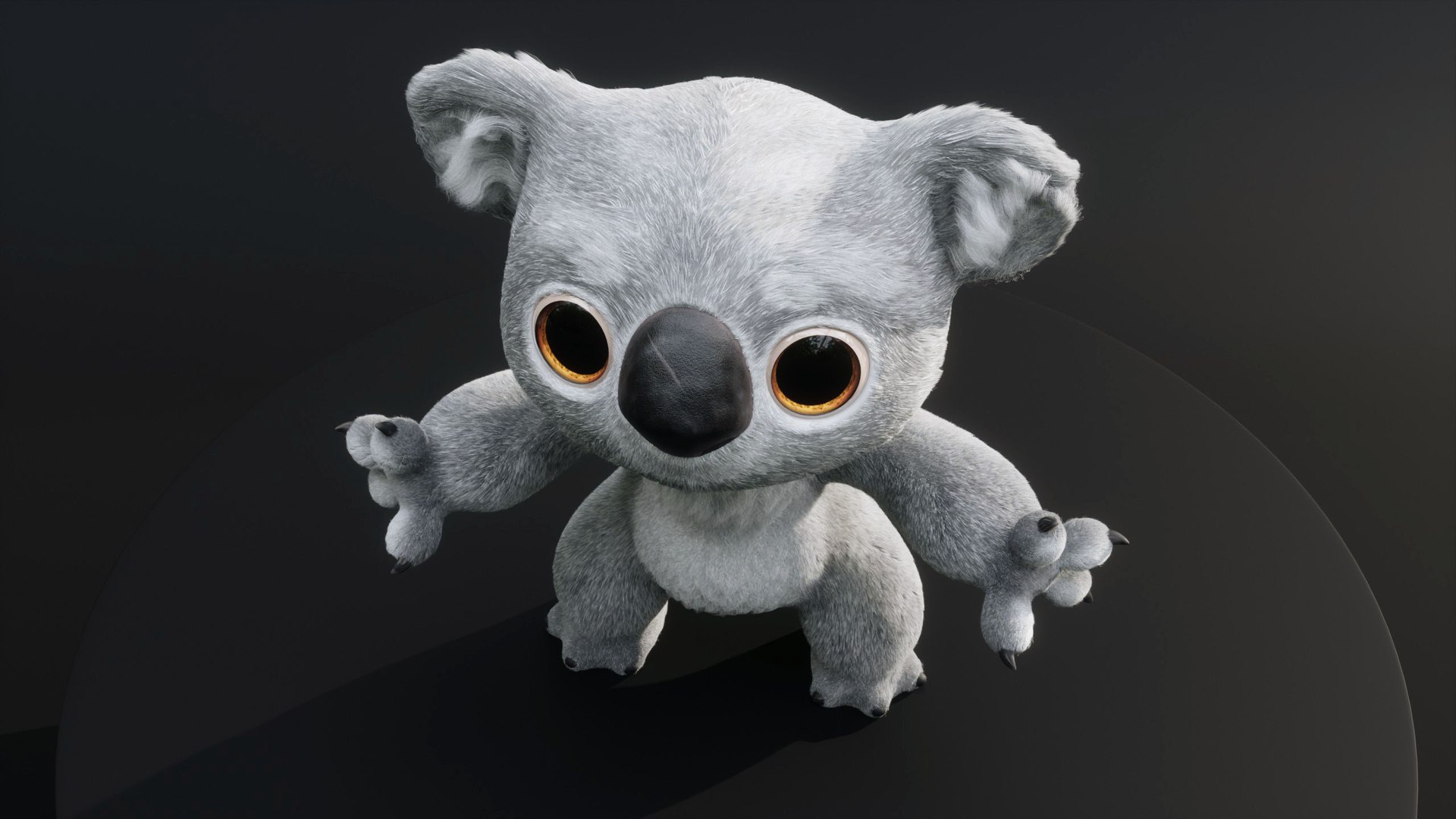 3D Koala Character - Fully Rigged - TurboSquid 2091239