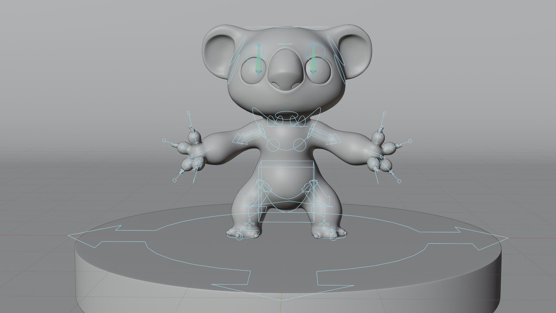 3D Koala Character - Fully Rigged - TurboSquid 2091239