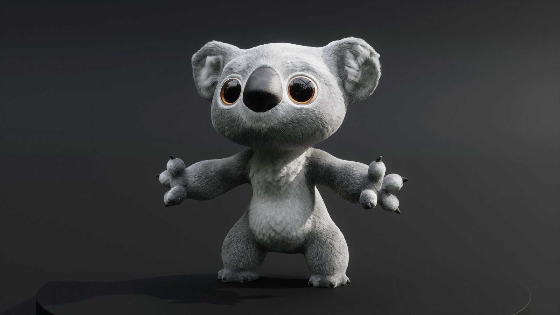 3D Koala Character - Fully Rigged - TurboSquid 2091239