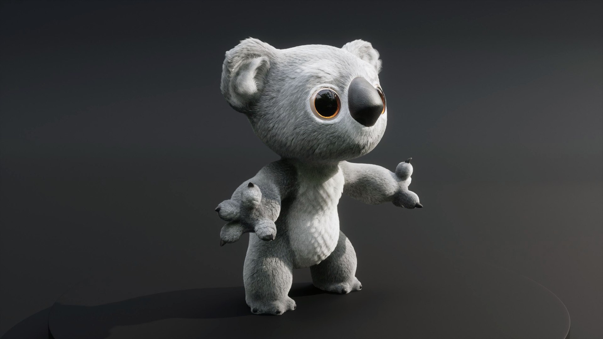 3D Koala Character - Fully Rigged - TurboSquid 2091239