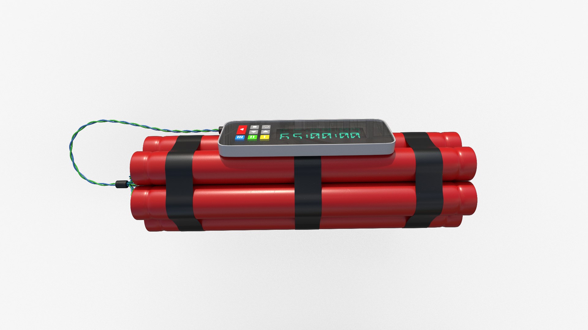 3D Time Bomb - TurboSquid 2085096