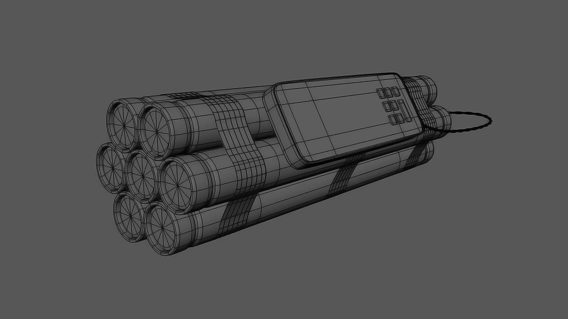 3D Time Bomb - TurboSquid 2085096