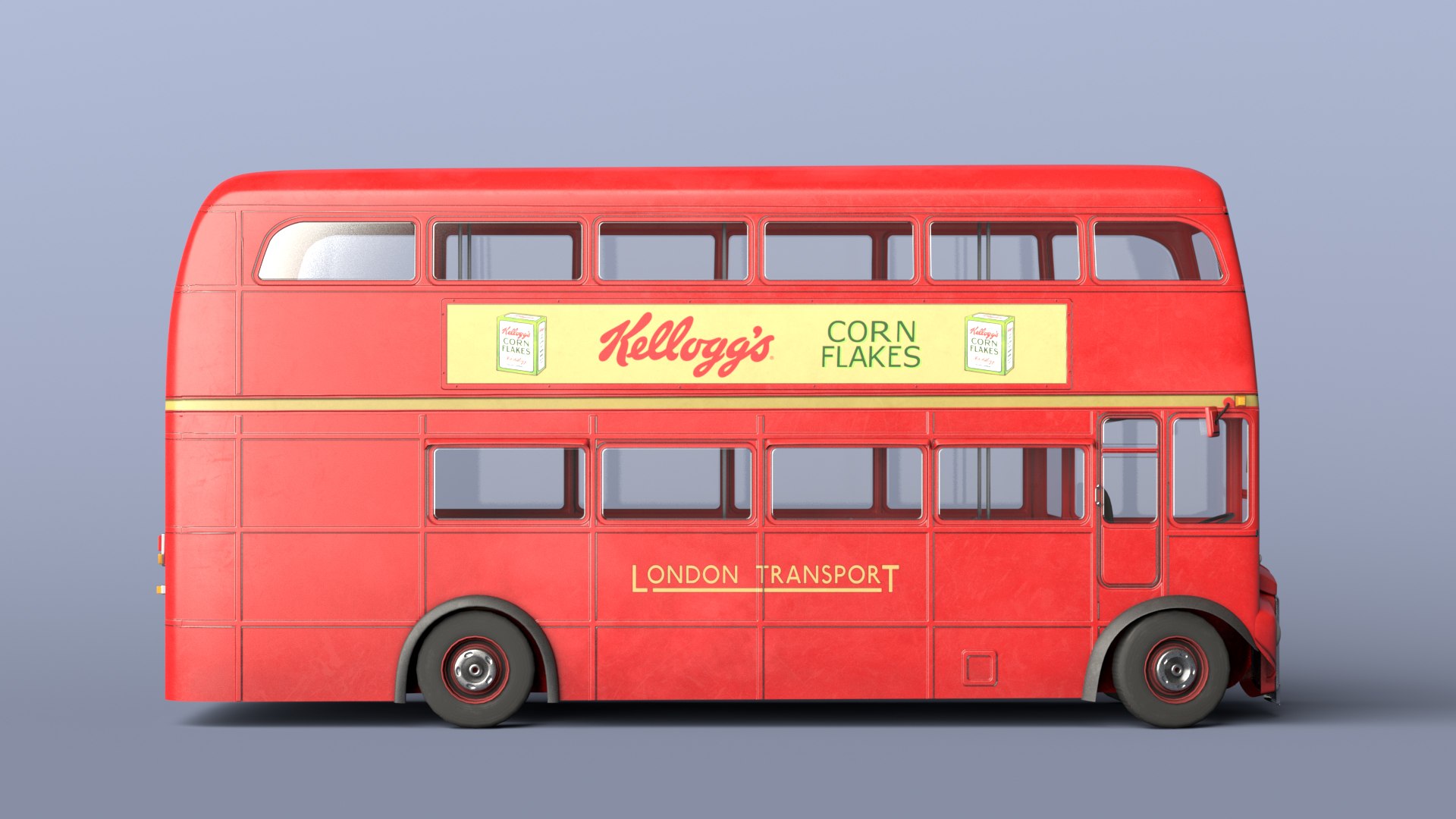 3D Model London Routemaster Bus - TurboSquid 1523303