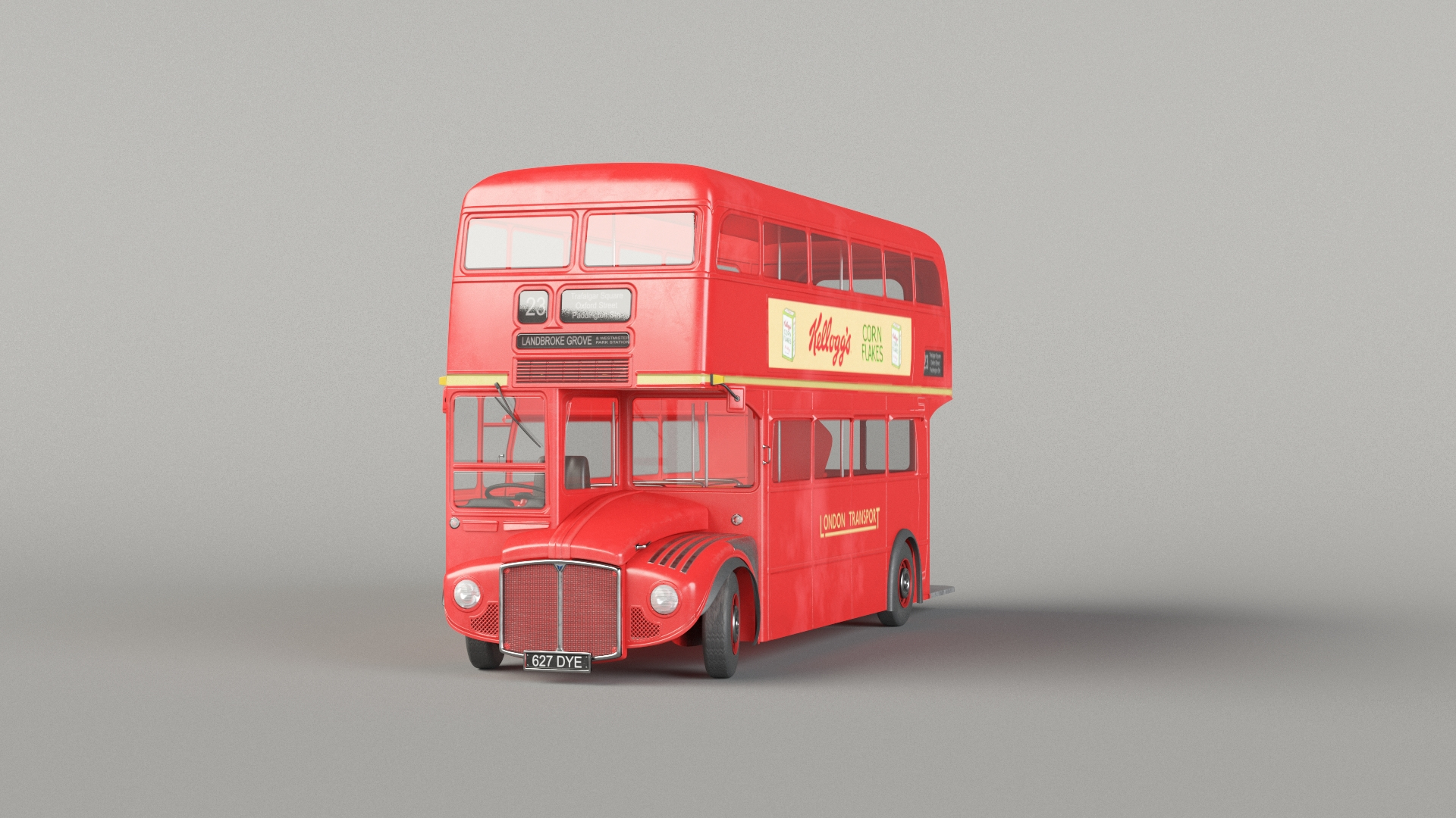 3D Model London Routemaster Bus - TurboSquid 1523303