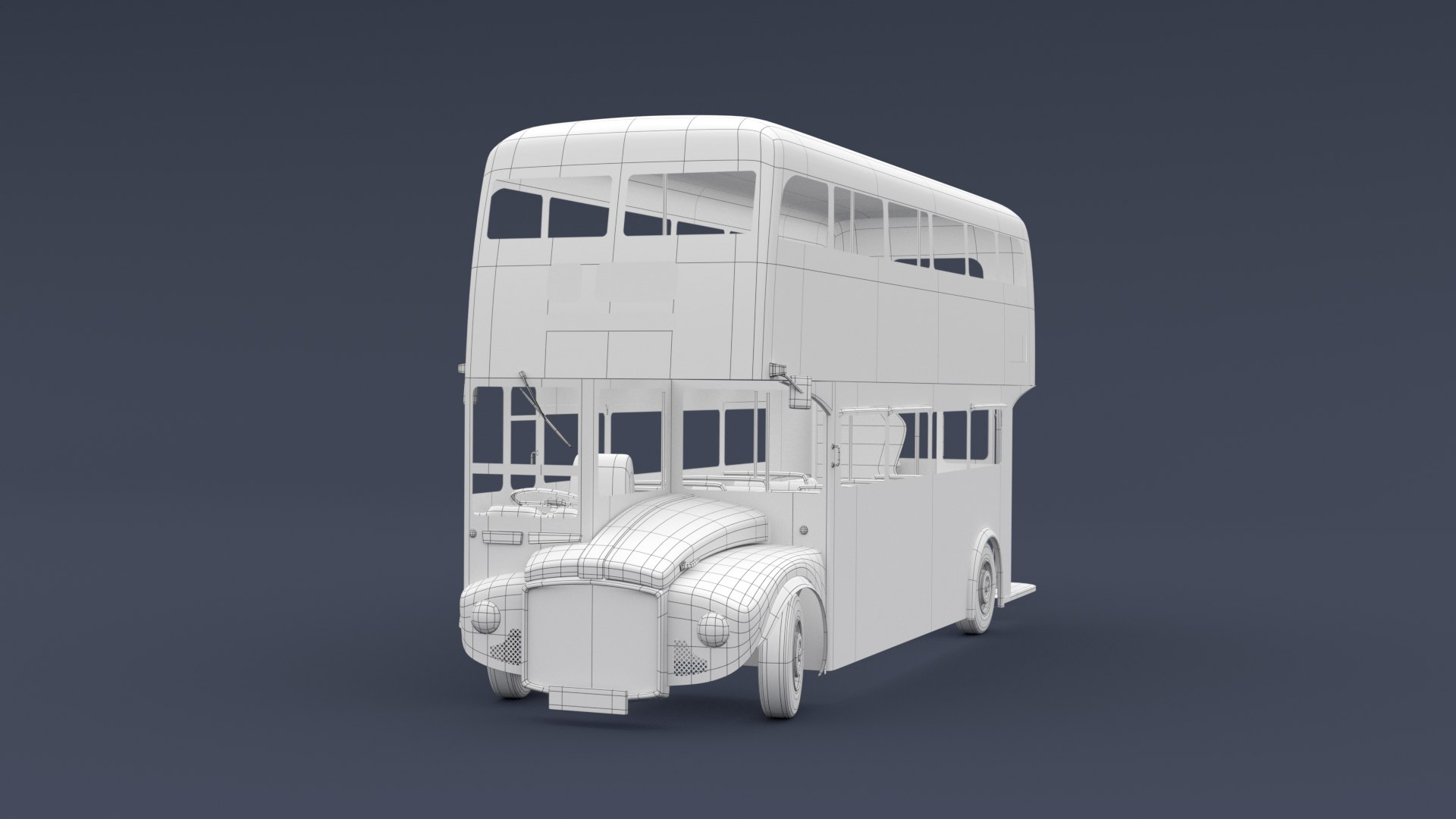 3D Model London Routemaster Bus - TurboSquid 1523303